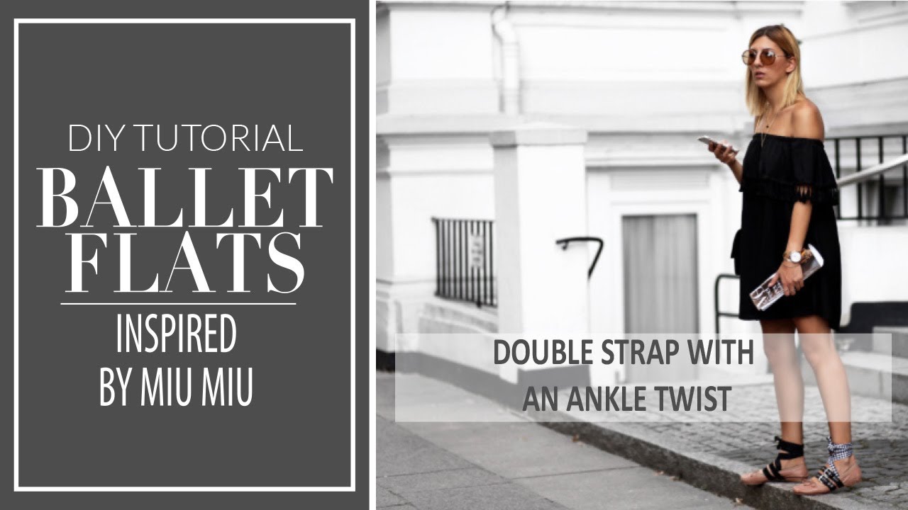 DIY BALLET FLATS - YouTube