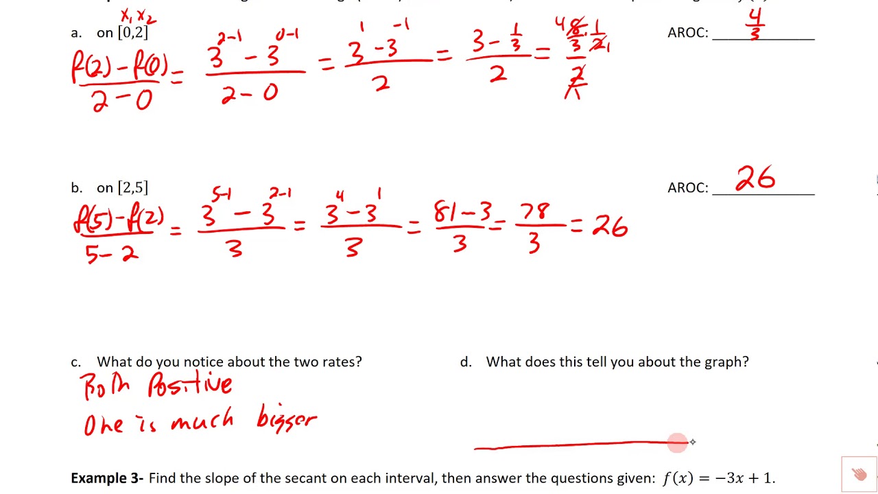 5 5 Average Rate Of Change And Slope Of The Secant YouTube 5-5-average-rate-of-change-and-slope-of-the-secant-youtube