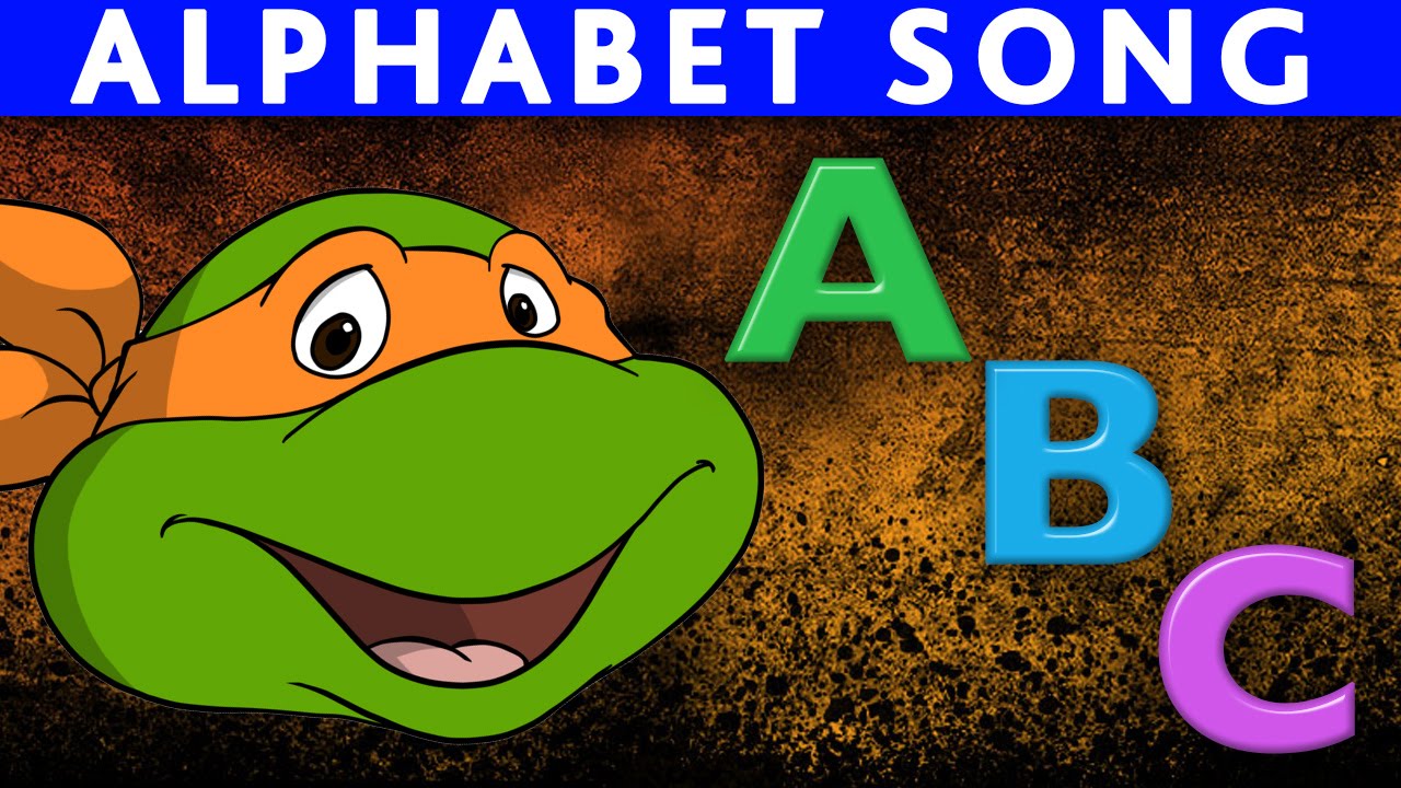 Teenage Mutant Ninja Turtles ABC Song Alphabet Song ABC Nursery Rhymes ...