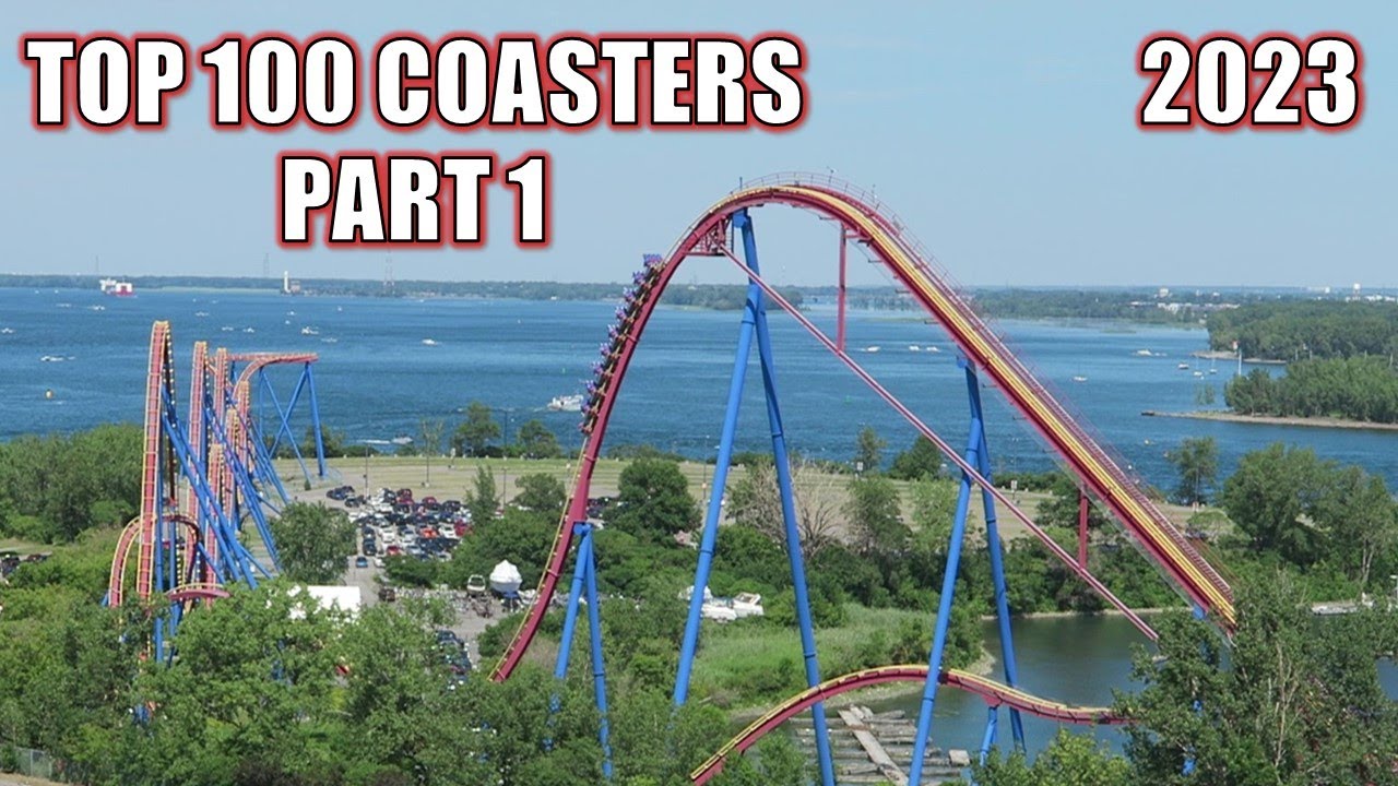 Top 100 Roller Coasters in the World in 2023 (Part 1) | Spots 51-100 ...
