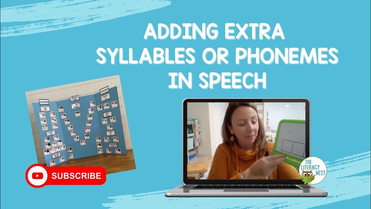 Adding Extra Syllables or Phonemes in Speech - YouTube