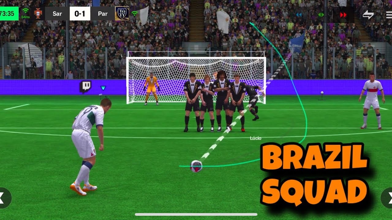 Fc mobile Brazil squad TOTS pack | ea fc mobile cr7 H2H match football ...