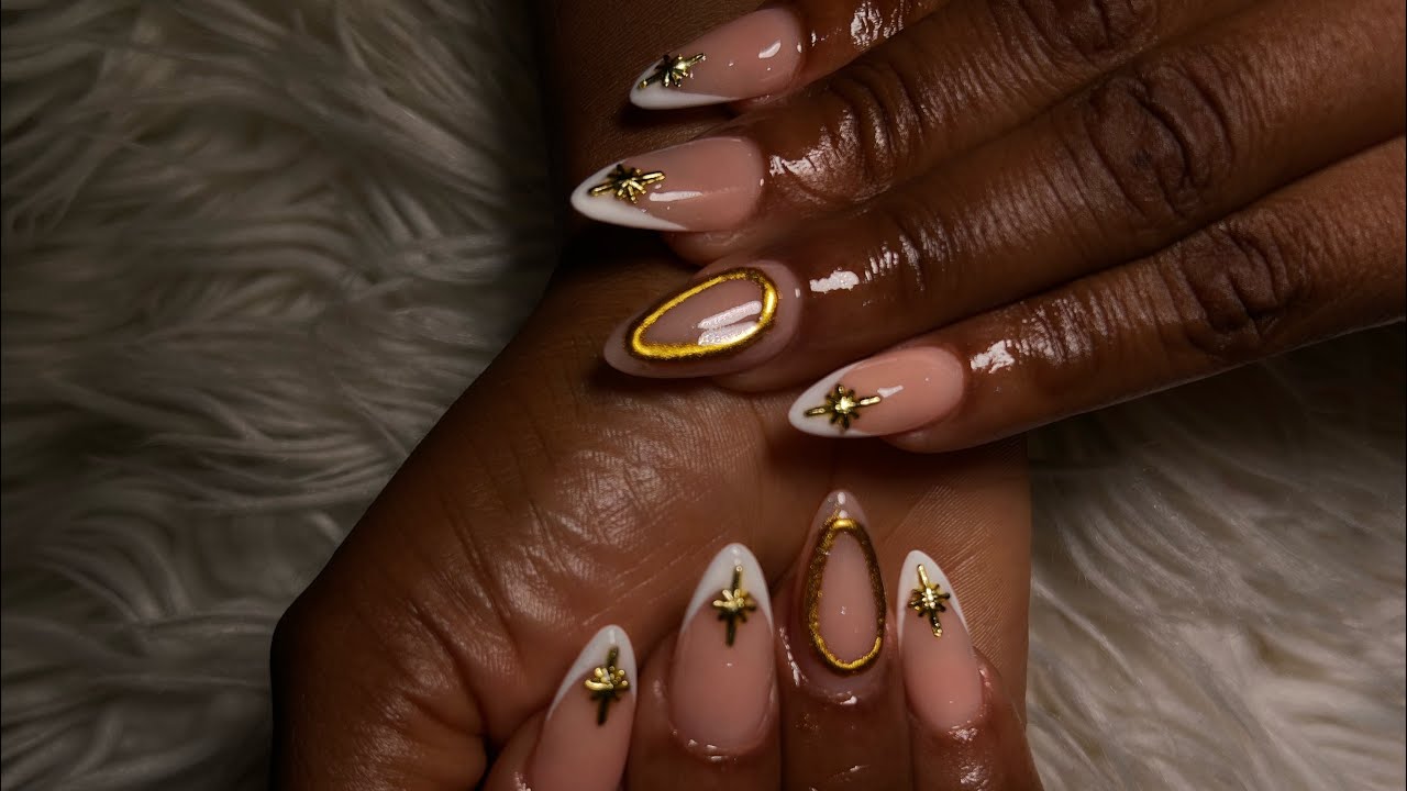 Easy-To-Follow French Tips Nail Tutorial - YouTube