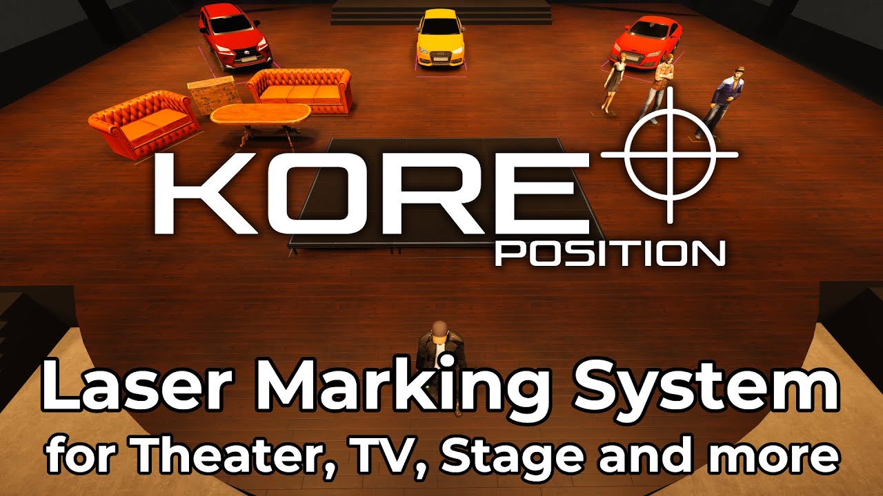 KORE Position - Laser Marking System for Theater, TV, Stage and more ...