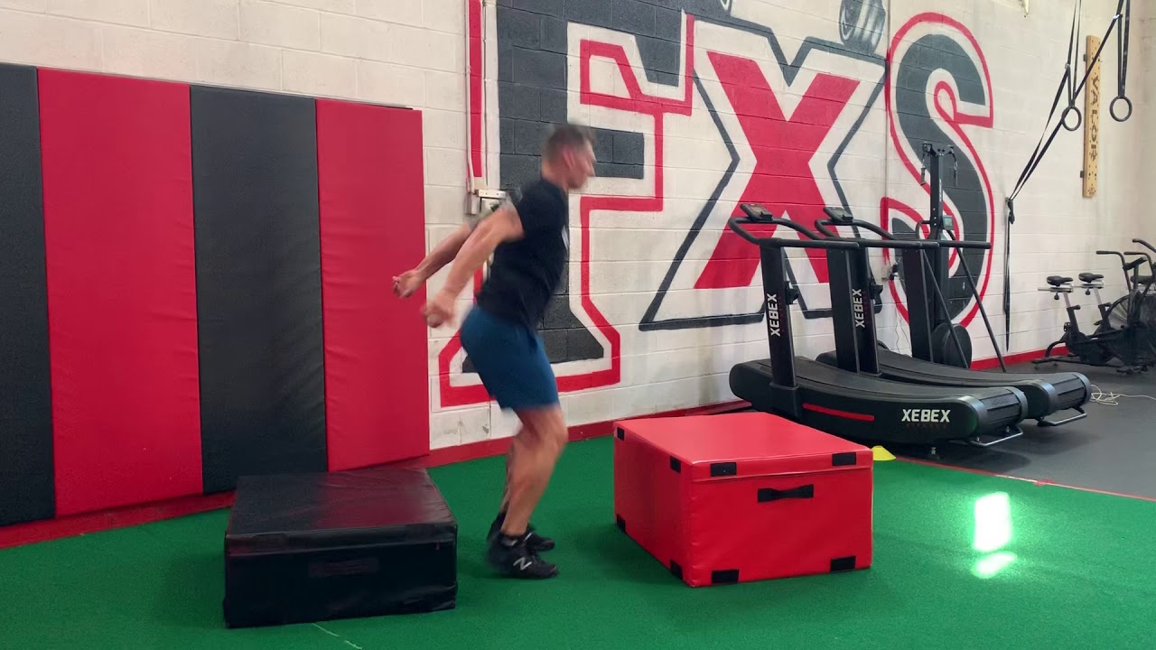 Depth Jump - Low Box to High Box - YouTube