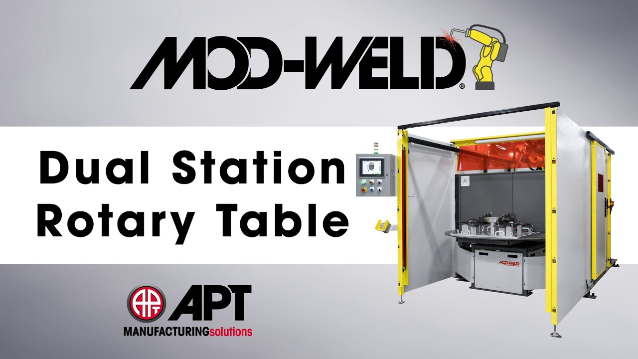 MOD-WELD Dual Station Rotary Table - YouTube