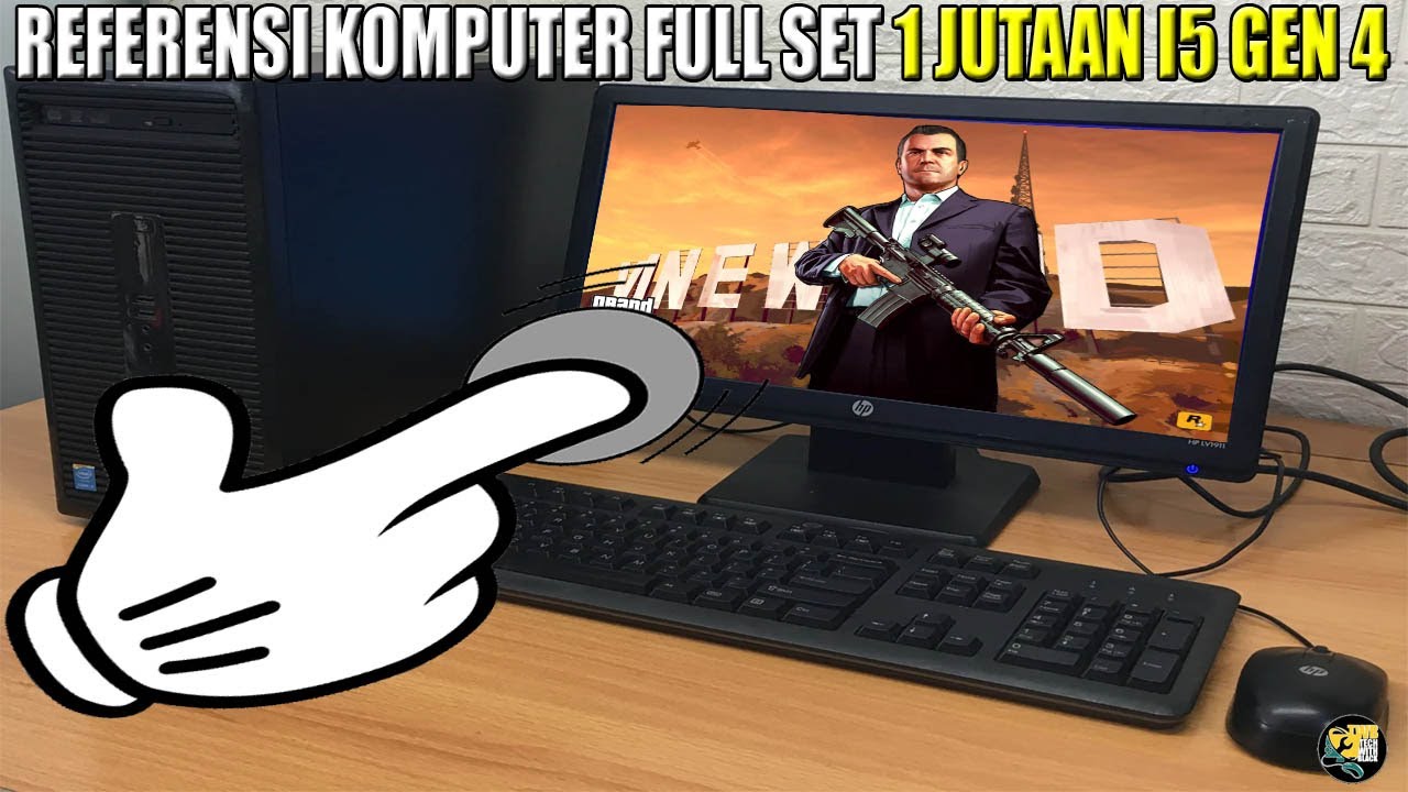 Fullset Komputer HP Built Up Tower Core i5 Gen 4 Siap Pakai di budget 1 ...