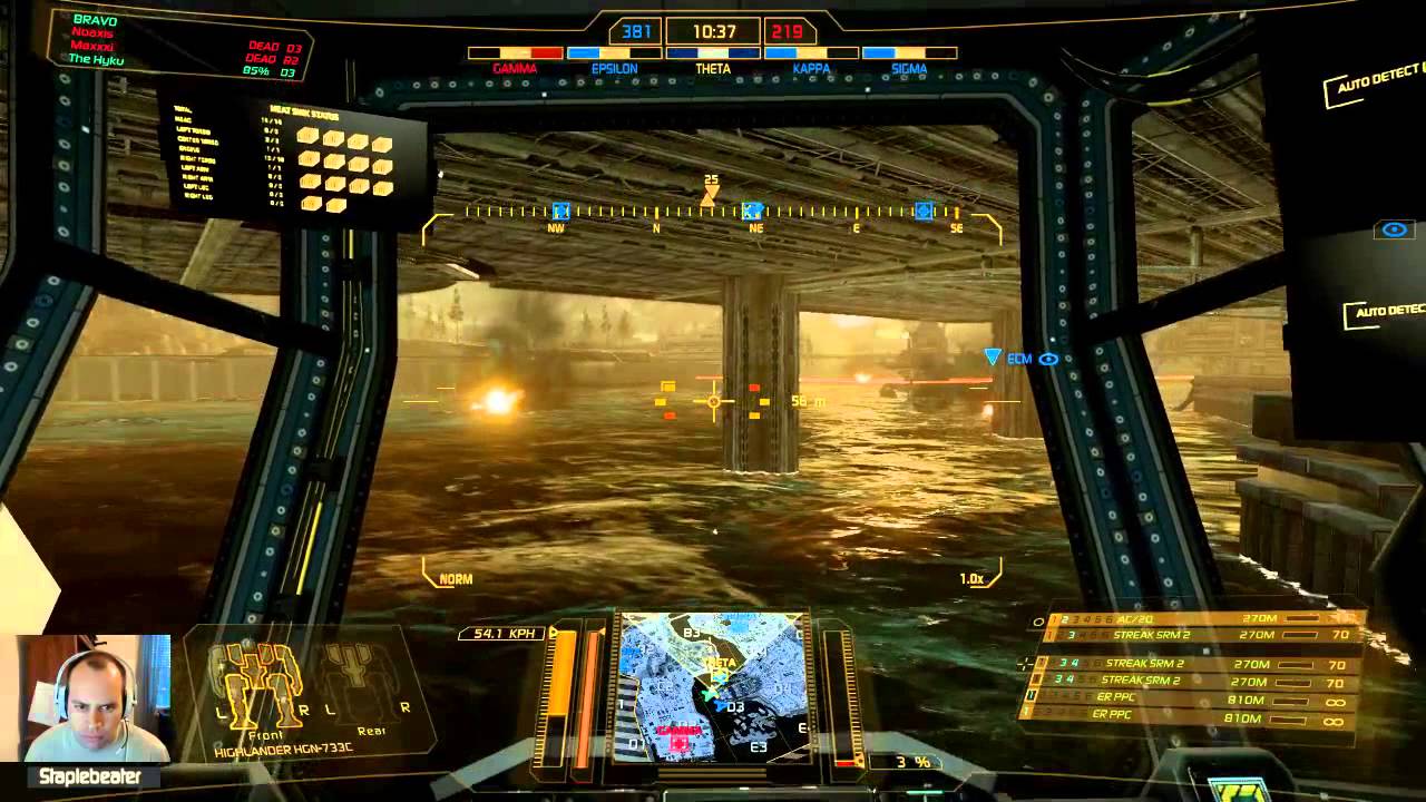 MWO Highlander 733C PPCs and AC20 - YouTube