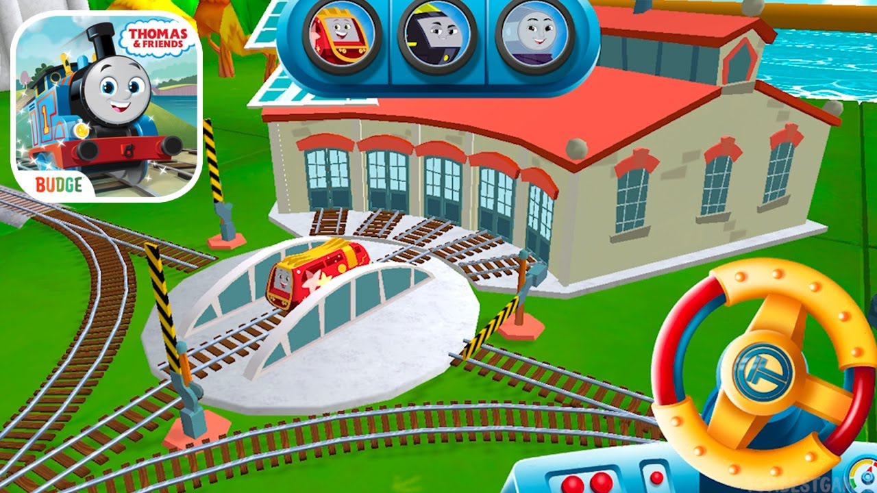 🌈🎁 Thomas & Friends Magical Tracks 🎁 Thomas Visits Tidmouth Sheds and Help New Engines Start ...