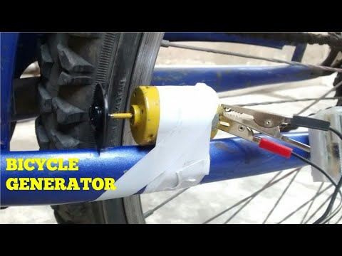 BICYCLE GENERATOR. - YouTube