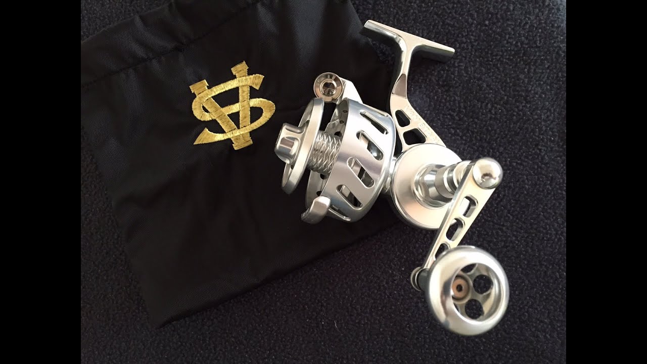 UNBOXING & REVIEW! Van Staal VS150SXP Silver Spinning Reel (Bail Less ...