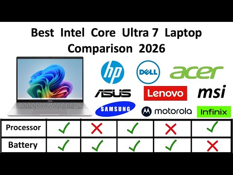 10 Best Intel Core Ultra 7 Laptop Comparison in 2026