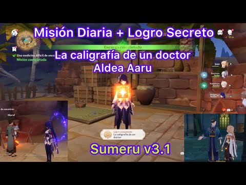 Genshin Impact Mision Diaria + Logro Secreto La caligrafía de un doctor ...