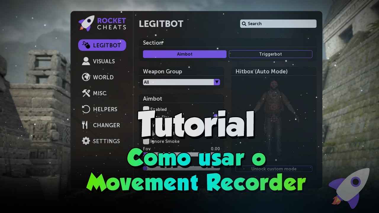 Como Usar o Movement Recorder no CS:GO Complete - Rocket Cheats 🚀 - YouTube
