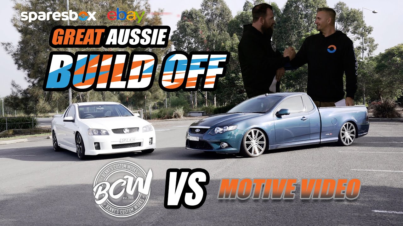 Our first V8 and First Ute Project Car! And We go Head-to-Head with BCW ...