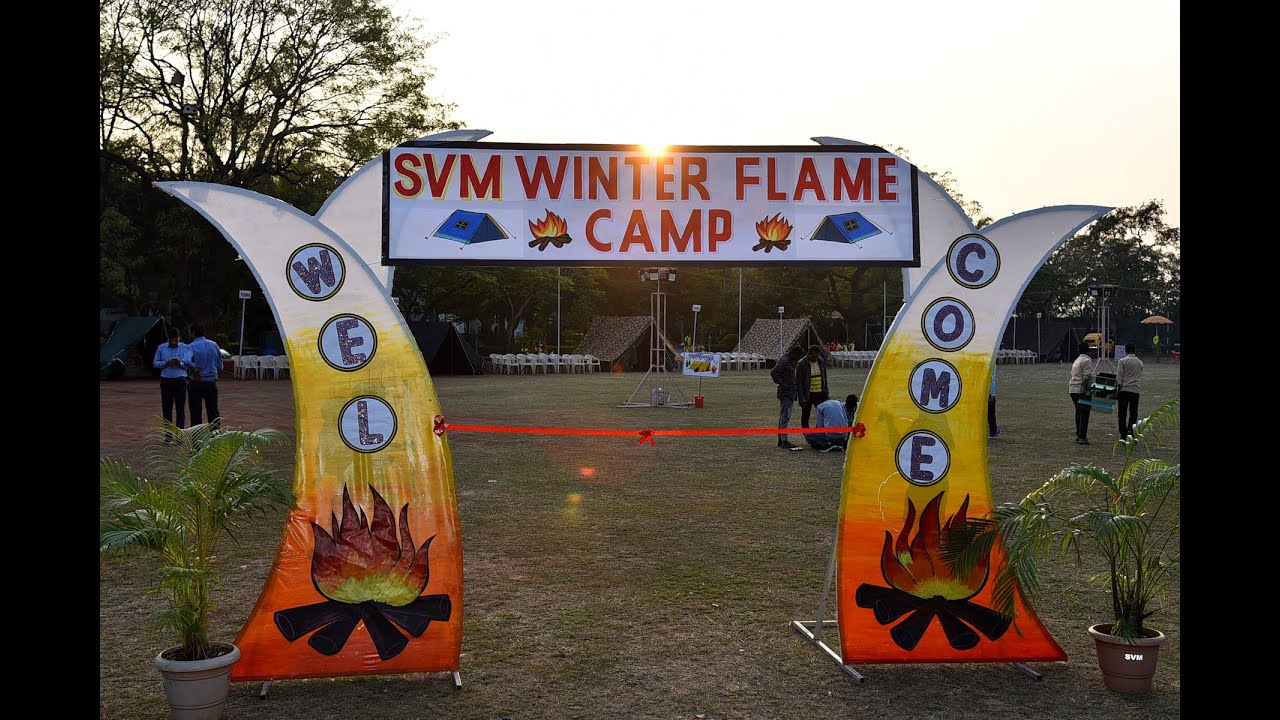 # S.V.M # Grade Vth Std Enjoyed Winter Flame Night Camp 2022-23 - YouTube