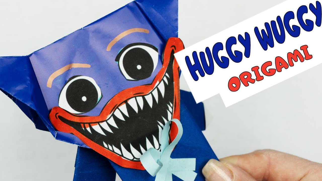 Made HUGGY WUGGY out of paper / ORIGAMI Poppy Playtime - YouTube