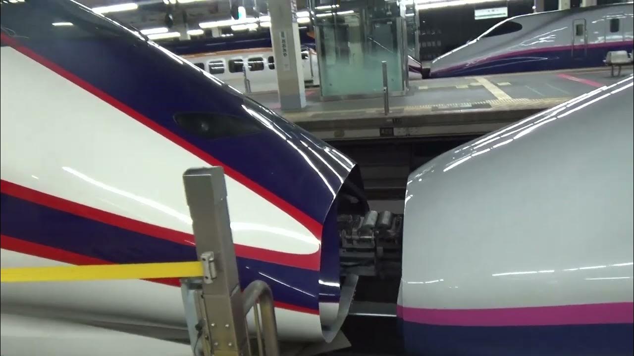 【267B】東北新幹線E3系L69編成+E2系J68編成「なすの267号」那須塩原行＠大宮駅 - YouTube