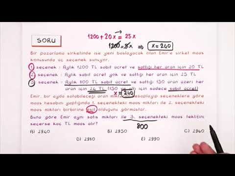 9. Sınıf Matematik | Sayı Problemleri - 2 (Denklem ve Eşitsizliklerle İlgili Uygulamalar - 3) (Özet)