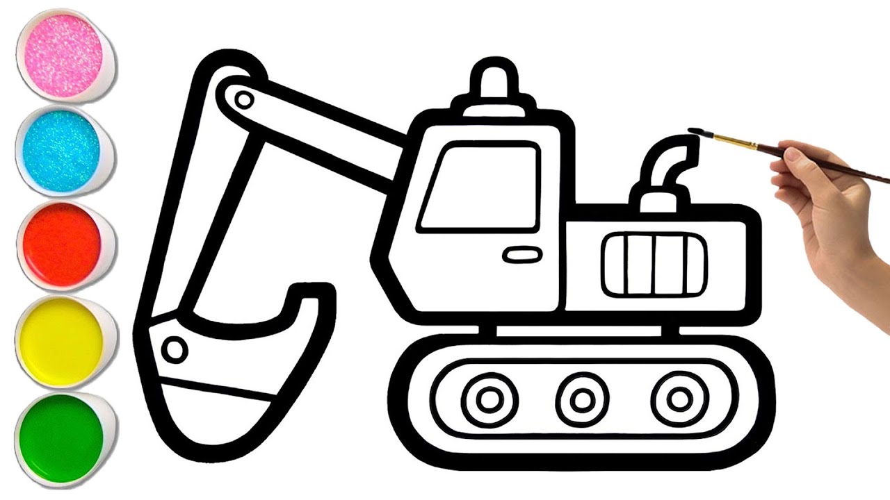 Let's learn How to draw an bagger and coloring for kids | FOXART - YouTube