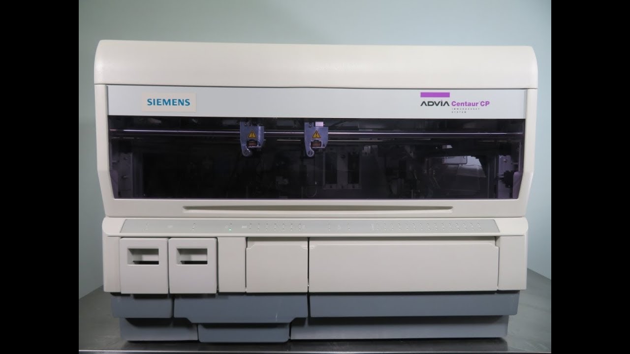 Siemens Advia Centaur CP Immunoassay System - YouTube