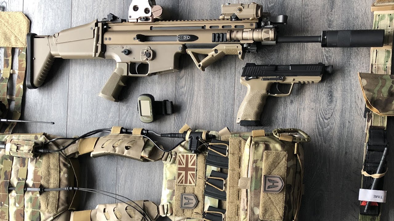 Tokyo Marui Scar L Airsoft Gun Setup And Accessories Youtube