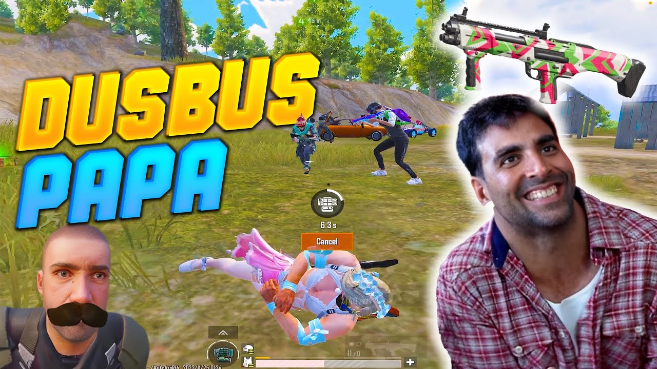 DUSBUS PAPA ON GROUND JEVEL FUNNY #jevel #funny #bgmi - YouTube