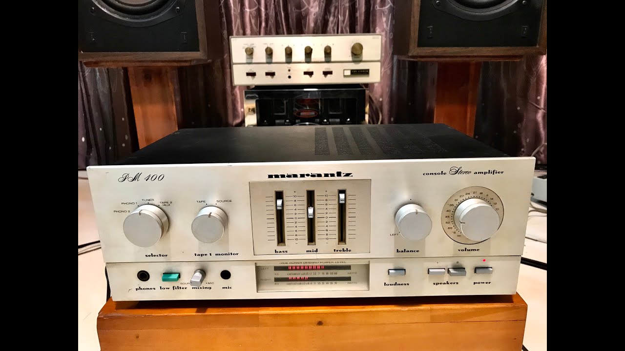 Ngọt ngào,trầm ấm chính là Ampli Marantz Pm 400(Giá :3tr9-ĐÃ BÁN)Dt ...