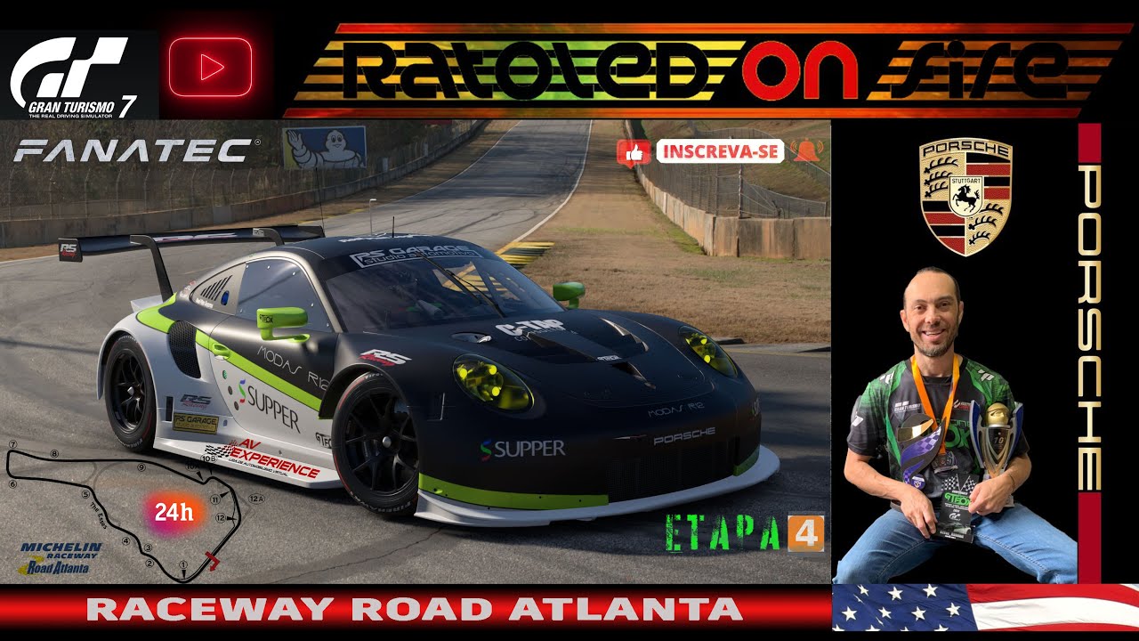 IMSA Series - Grid Extra 2 - Road Atlanta 4 Etapa 24H - GR3 Porche 911 ...