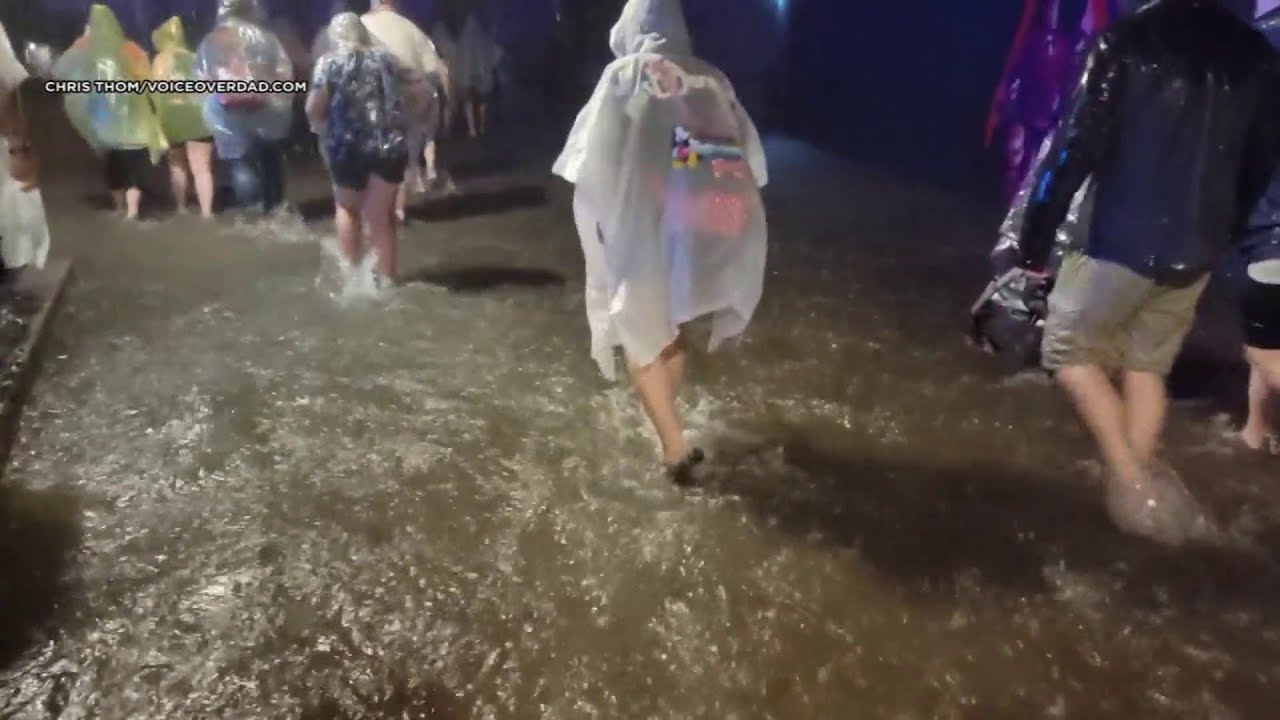 Videos show flooding at Disney World Parks after rainy night in Orlando ...
