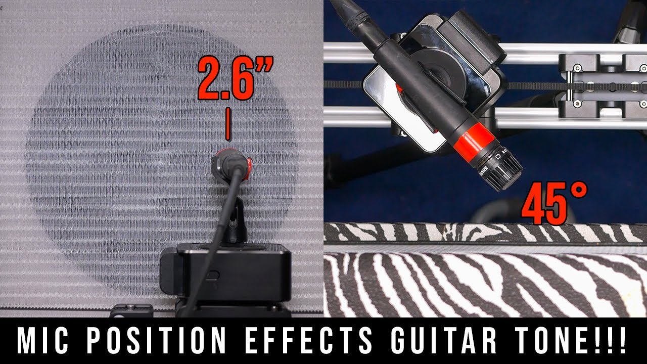 How Mic Position Effects Your Guitar Tone - YouTube