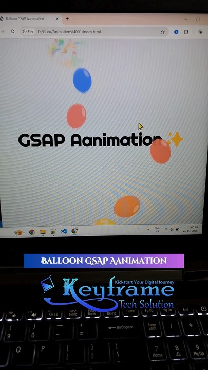 Creating a Smooth Balloon Animation with GSAP #programming #coding - YouTube