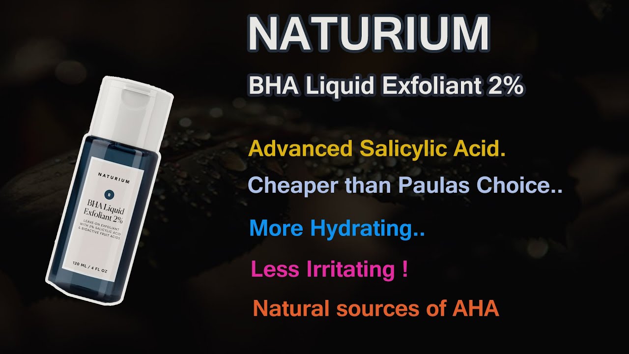 NATURIUM BHA Liquid Exfoliant 2% - YouTube