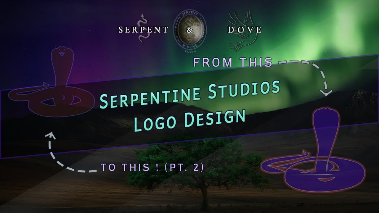 Logo Design Process - Serpentine Studios! - Pt. 1 - YouTube