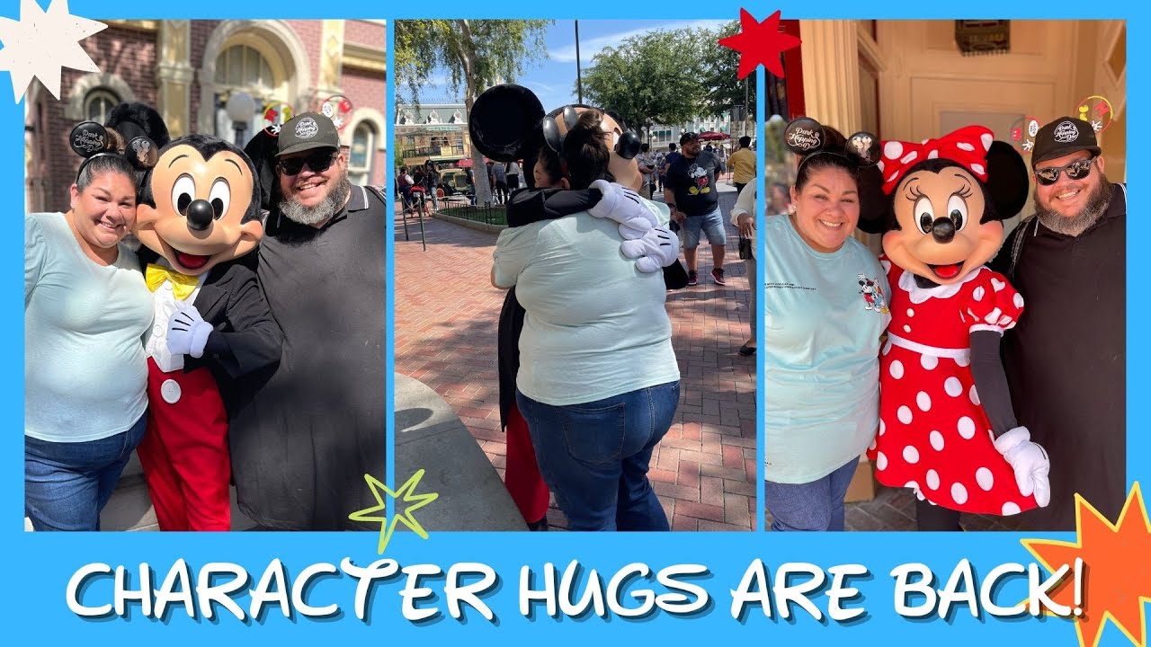 Character Hugs are Back at Disneyland! | Traditional Meet & Greets ...