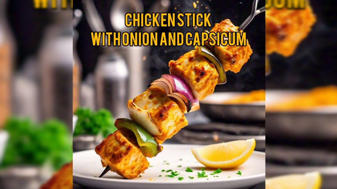 ||CHICKEN STICK WITH CAPSICUM AND ONION||. 🍡🍡🍡 ||Chicken Sticks ...