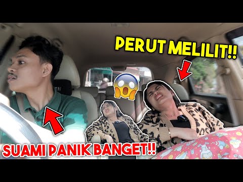PRANK SUAMI! S4KIT PERUT MELILIT | DIA SAMPE PANIK BANGET!!😱