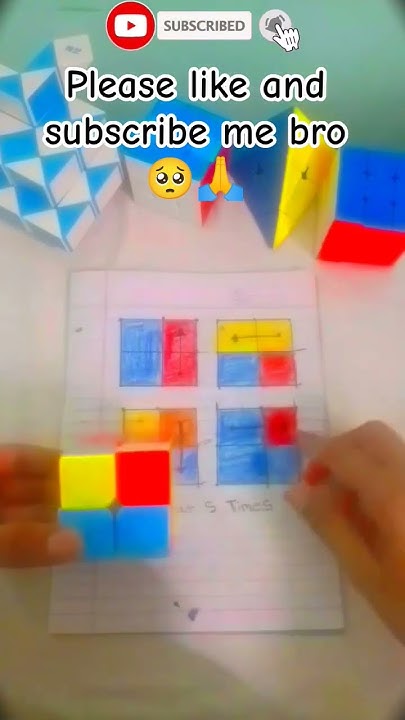 2by2 cube solve easy pattern 😈 l #cube#shortclips#video - YouTube