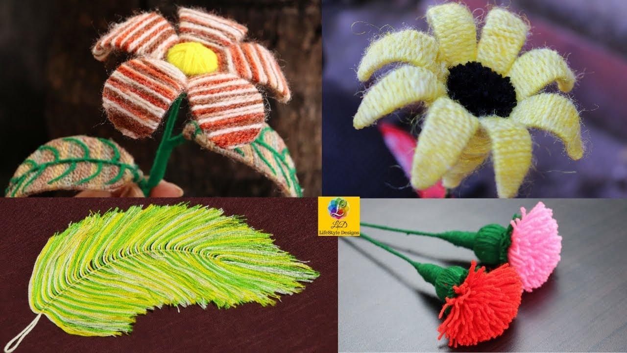 DIY Craft Ideas - Woolen Craft Ideas For Room Decor || Best reuse ideas ...