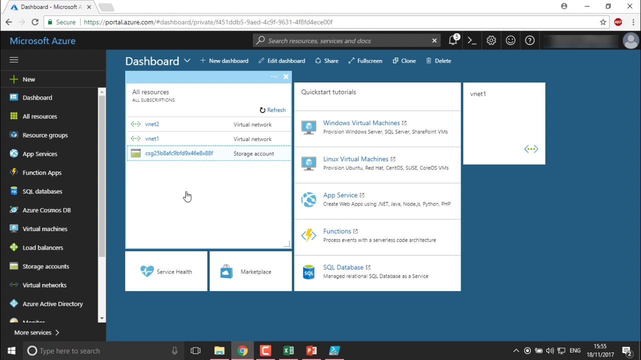 Azure Vnet Using Azure Powershell Configuration Youtube