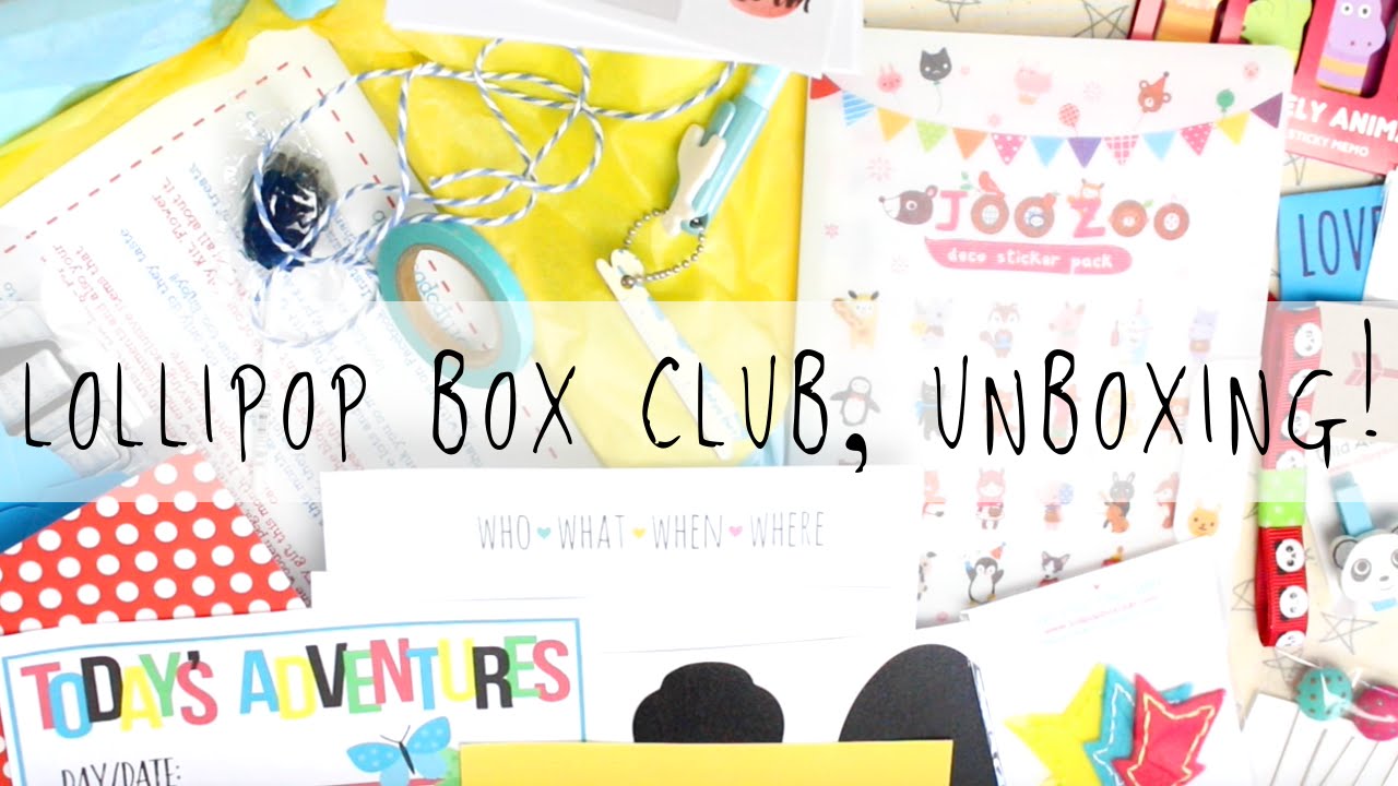 Lollipop Box Club, Unboxing! June 2016 | MyGreenCow - YouTube
