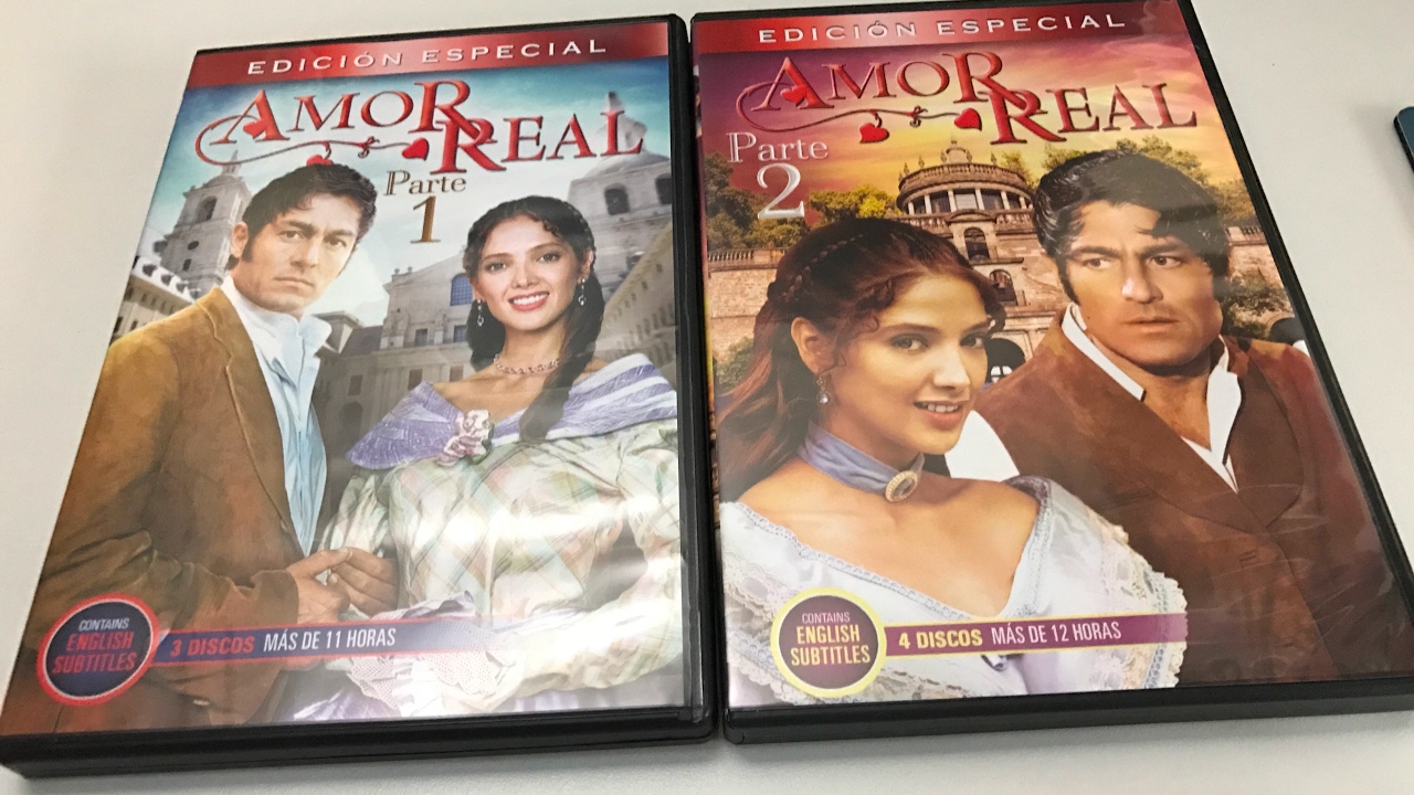 Unbox DVD Novela Amor Real Edição Especial - YouTube