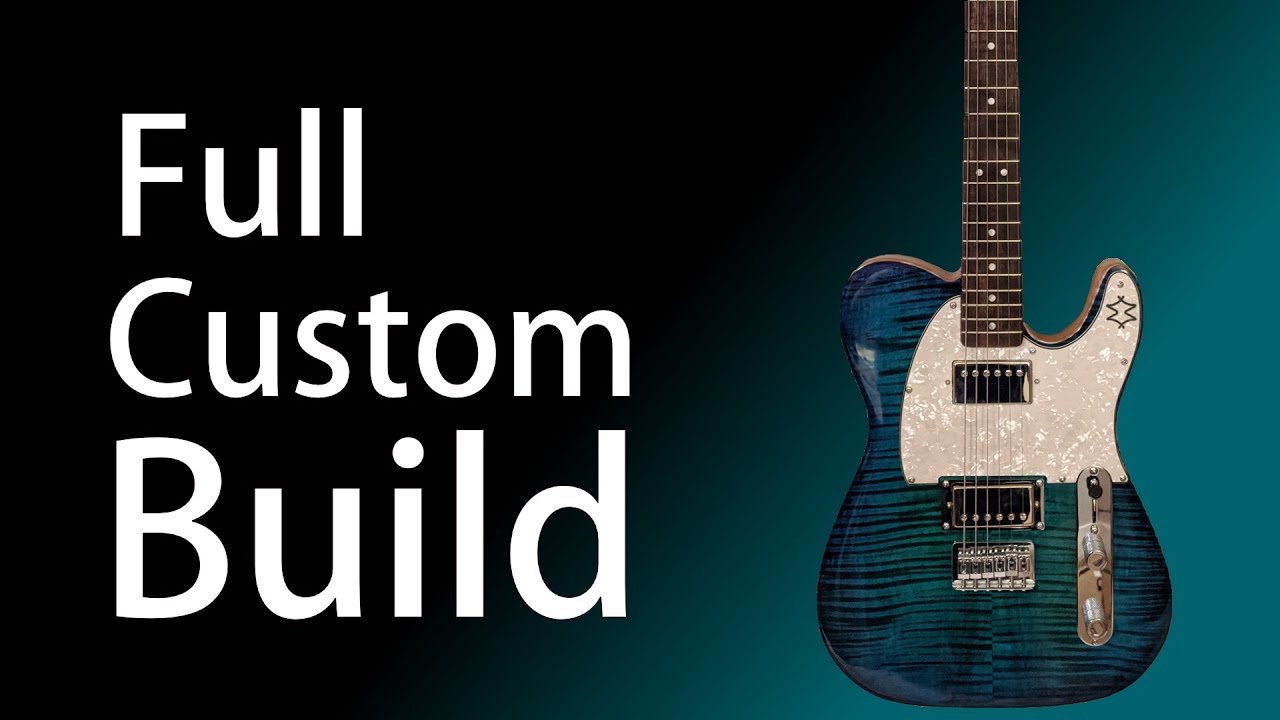 Christmas Build Guitar From Scratch w/ CNC DIY - YouTube