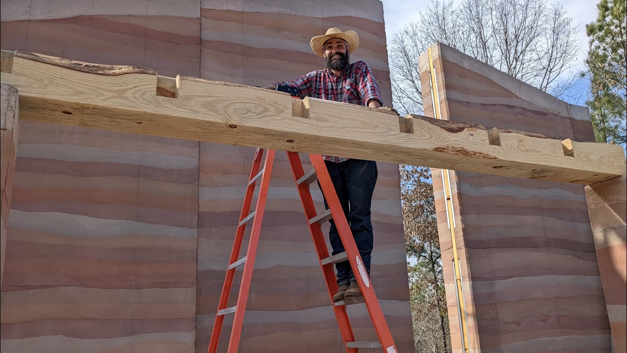 Test Fitting Timber Frame Beams - Vlog 89 - YouTube