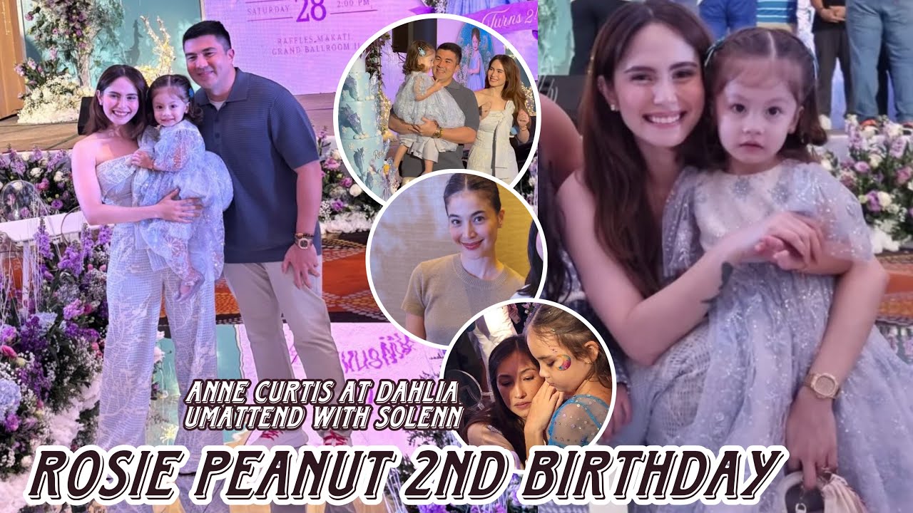 Rosie Manzano 2nd Birthday umattend si tita Anne Curtis at Dahlia ♥️ ...
