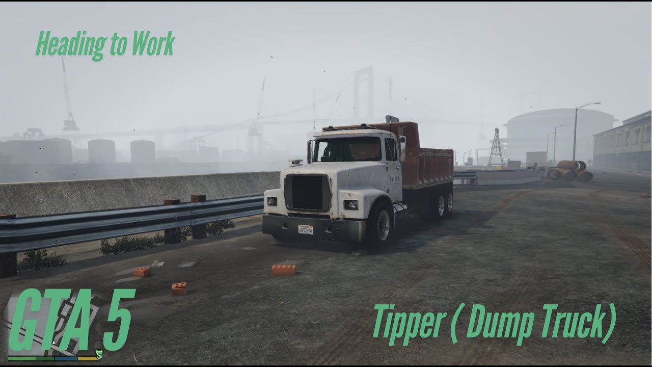 GTA 5 | Tipper Dump Truck | Driving to the Loading Site - YouTube