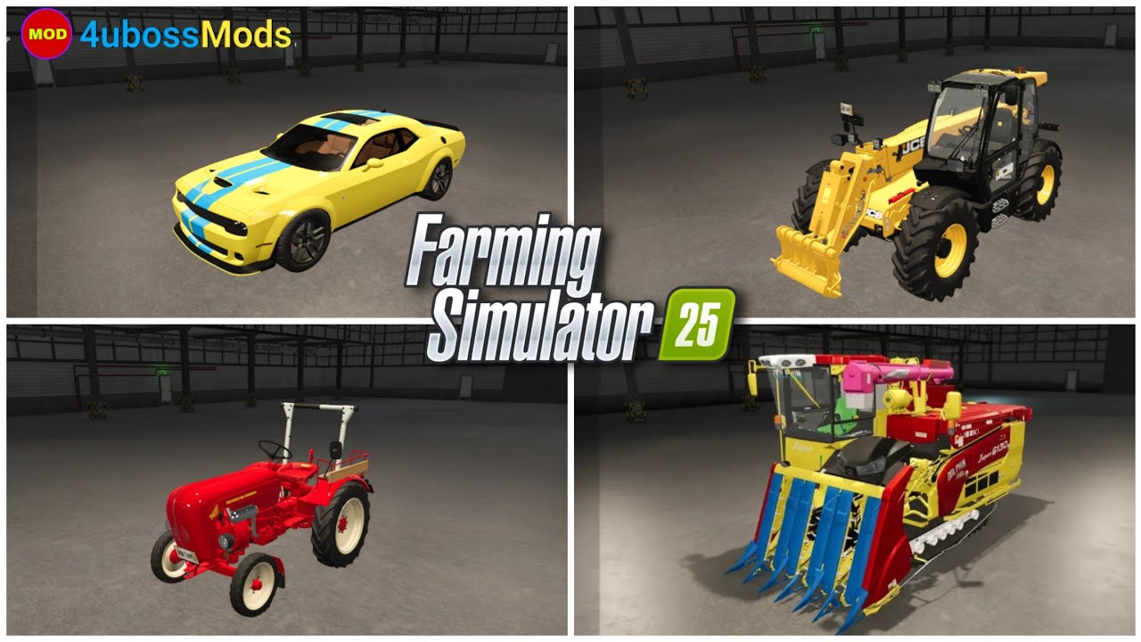 Fs25 mods - Rice harvester colour - mini tractor Porsche Diesel ...
