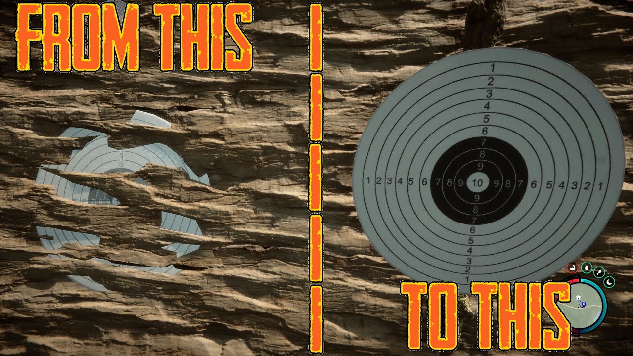 Sons of the Forest: Shooting Range - a fix the clipping targets. - YouTube