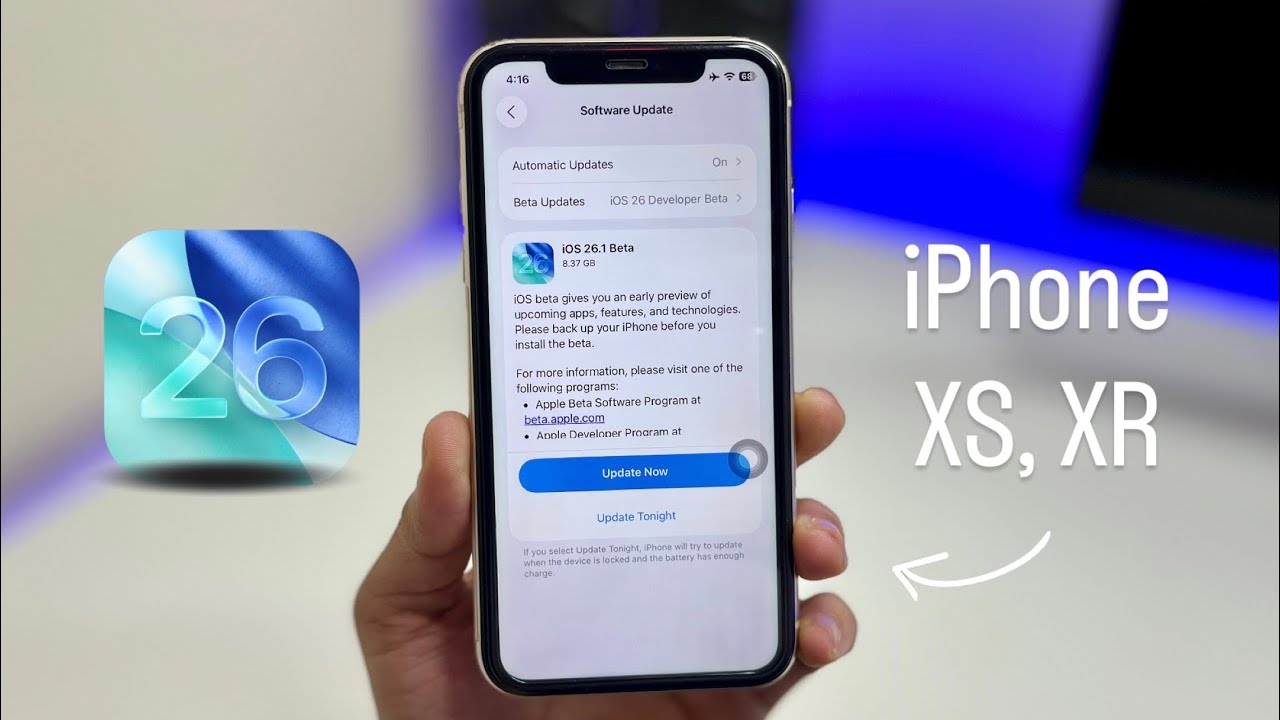 iOS 26 in iPhone XS, XR ? - How to Update & Install iPhone XR, XR on ...