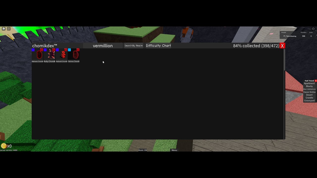 How to activate vermillion void and all chomiks in there (find the ...